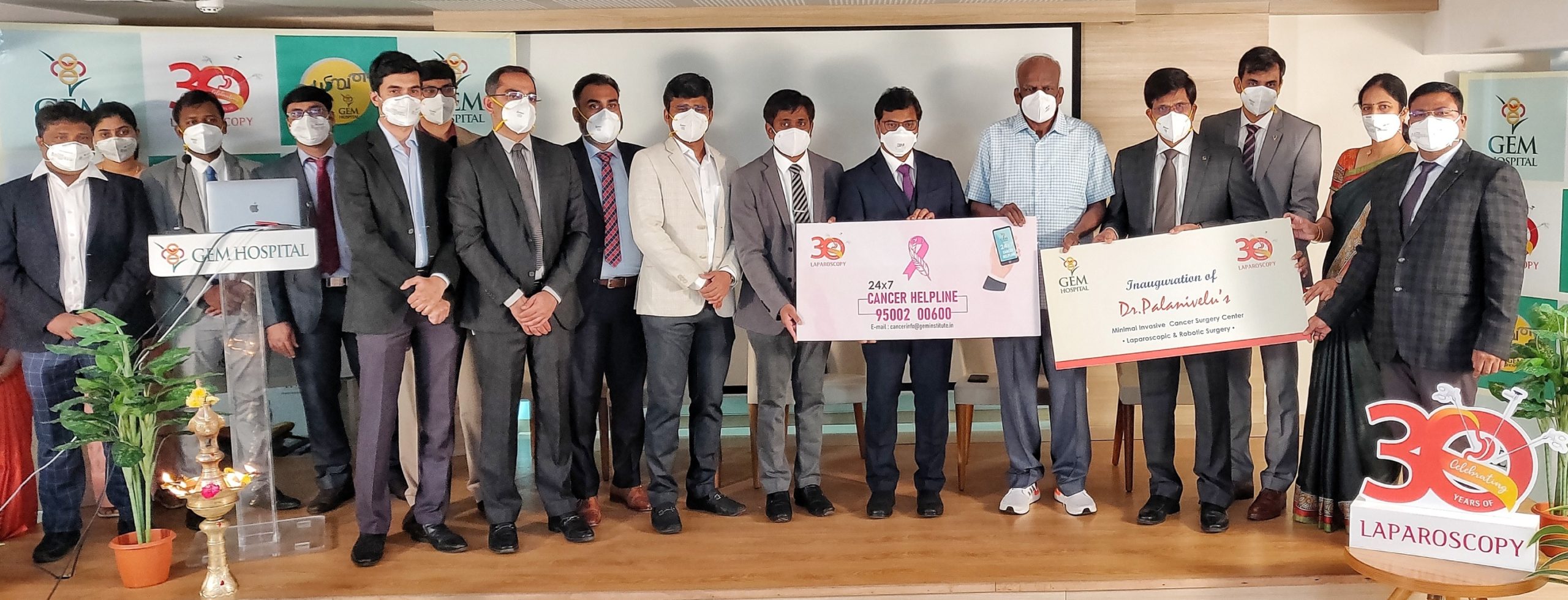 Dr. Palanivelu’s Minimally Invasive Cancer Surgery Centre inaugurated ...